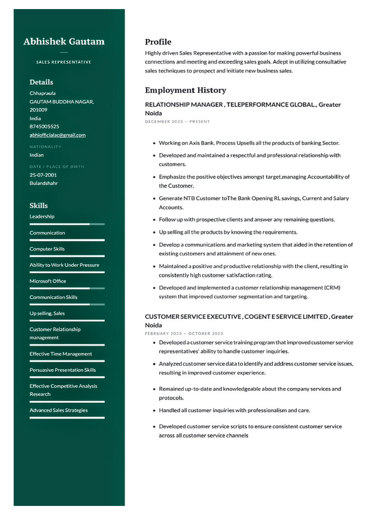 Abhishek Resume | PDF