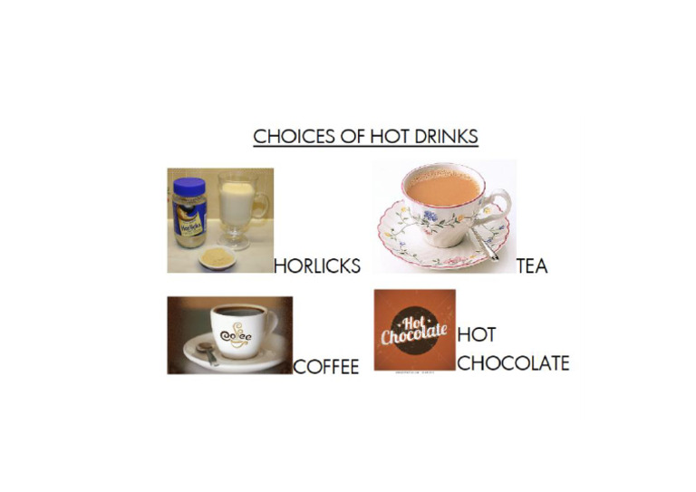 Hot Drinks Examples | PDF