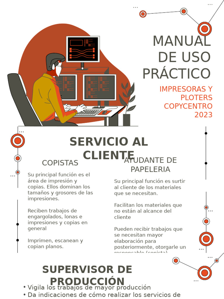 Manual de Uso Práctico de Computadoras e Impresoras Copycentro 2023 | PDF