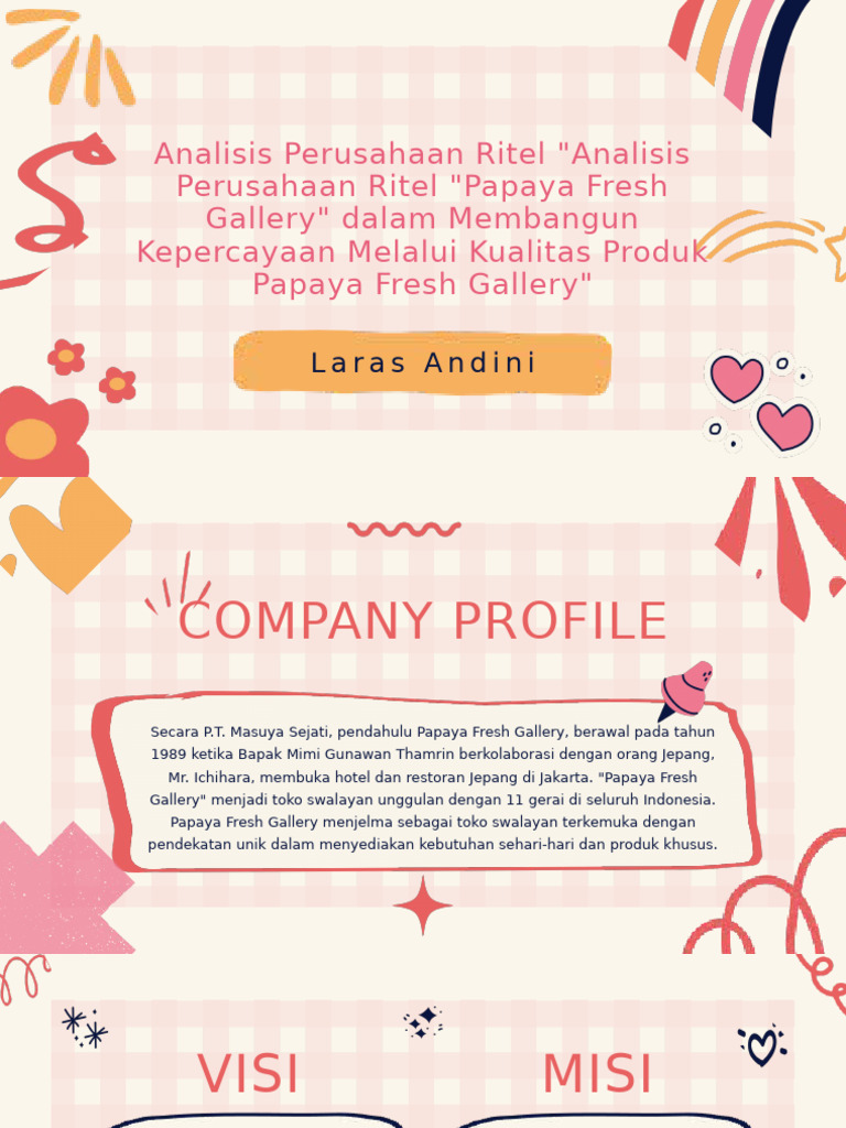 Analisis Perusahaan Ritel | PDF