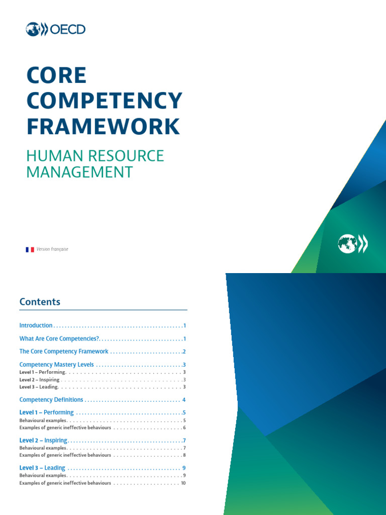OECD Core Competency Framework | PDF