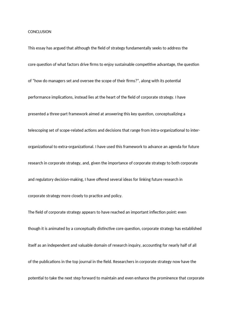 Conclusion Wps Office | PDF