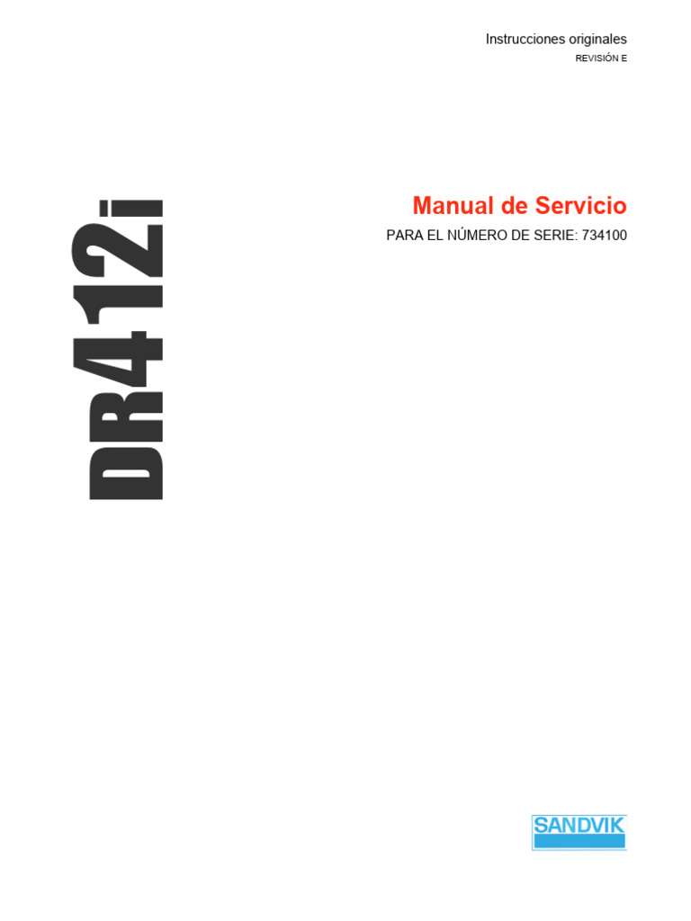 SM Dr412 BK Servman Reve Es SP 734100 | PDF