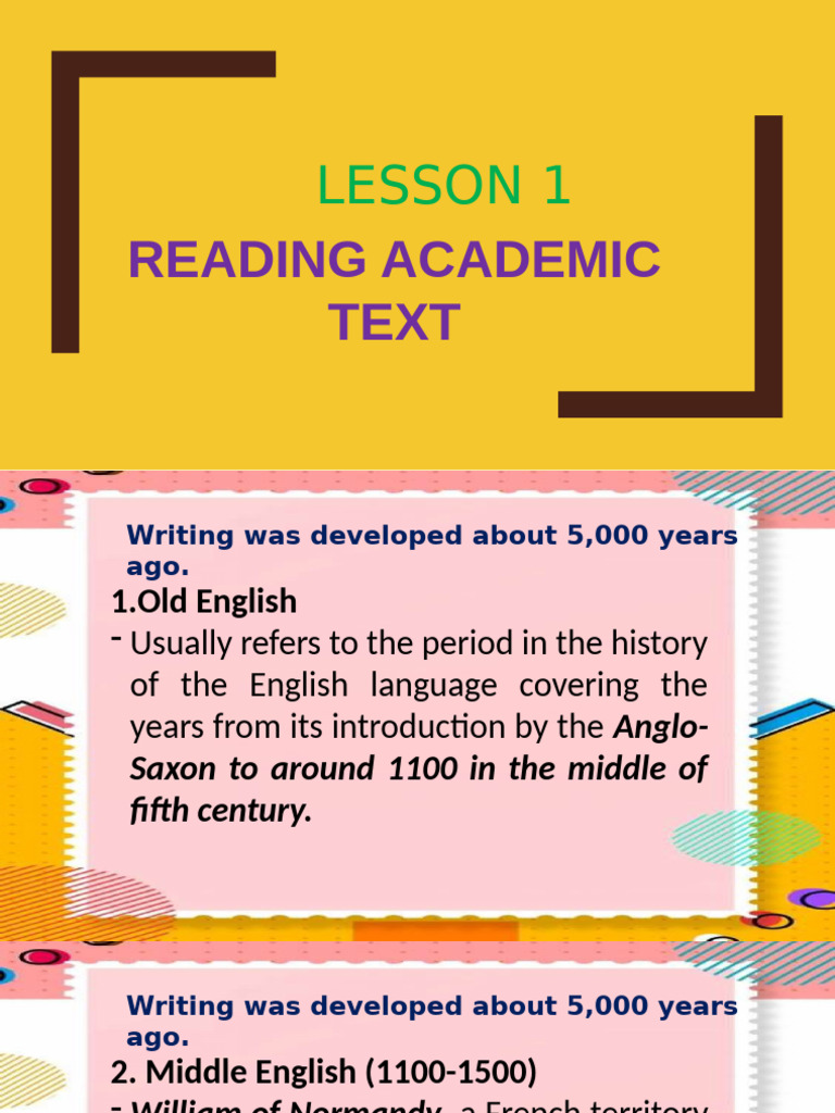 WEEK-1-Lesson-1-Nature-of-Academic-Text | PDF