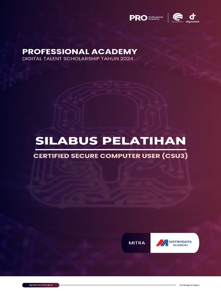 Silabus - Certified Secure Computer User | PDF | Technology & Engineering | Security