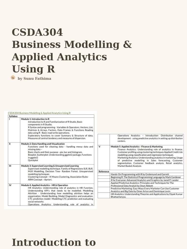 Introduction-to-R-Programming | PDF