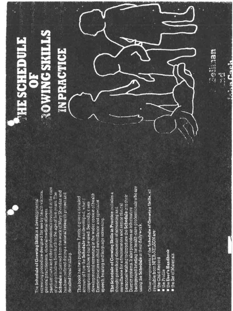 THE SCHEDULE OF GROWING SKILLS in Practice | PDF