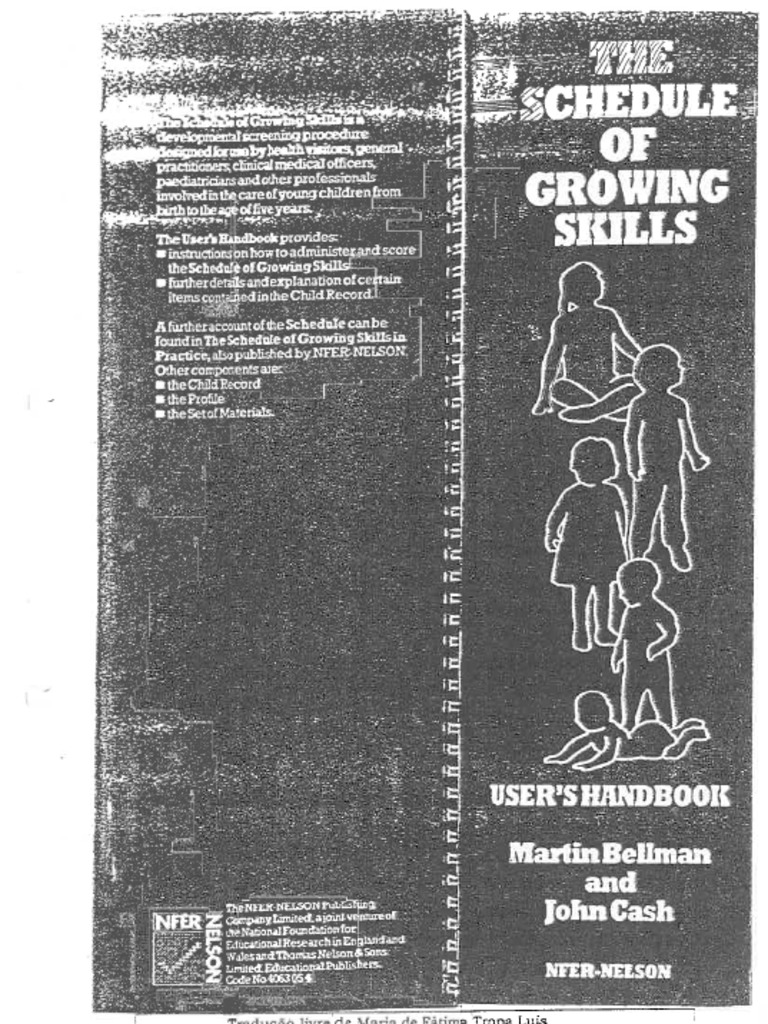 THE SCHEDULE OF GROWING SKILLS Doc Apoio | PDF