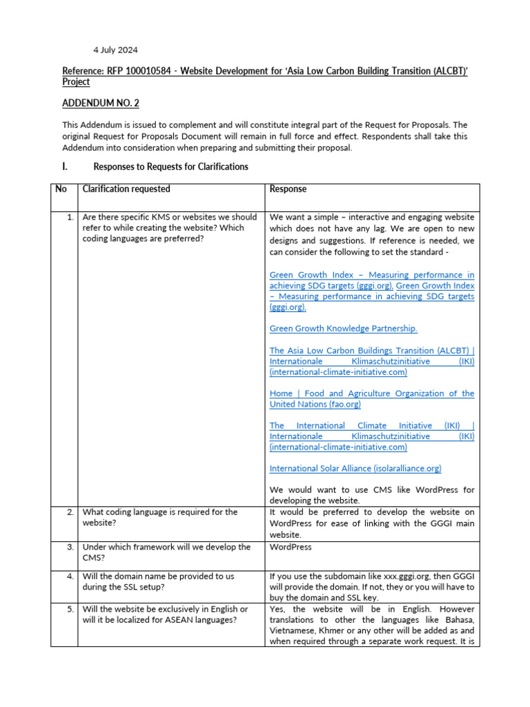 Addendum No. 2 To RFP 100010584 | PDF