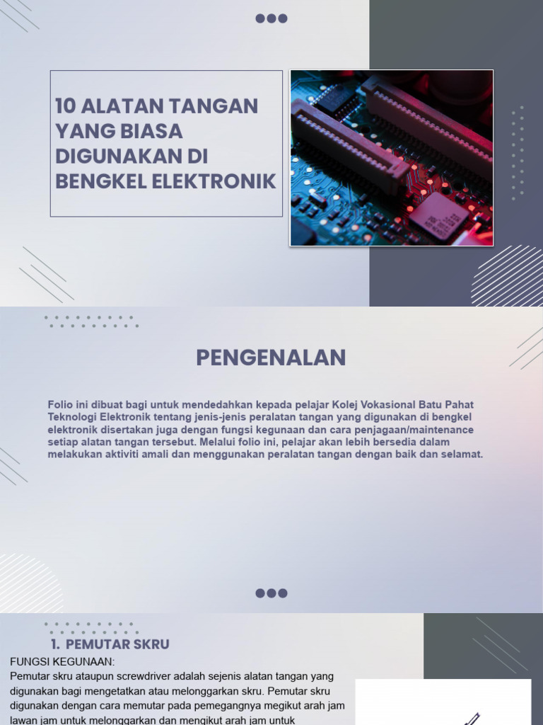 10 Alatan Tangan Di Bengkel | PDF