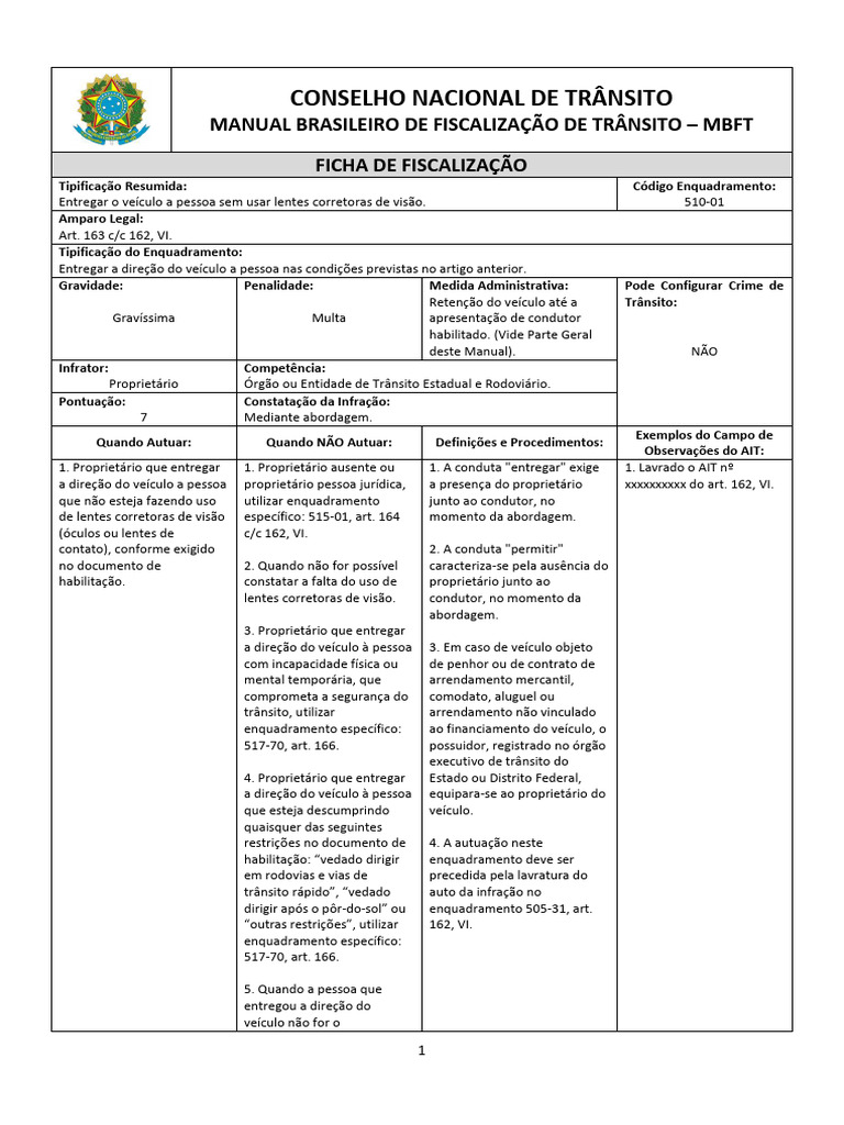 163 C - C 162, VI - 510-01 - APROVADA | PDF