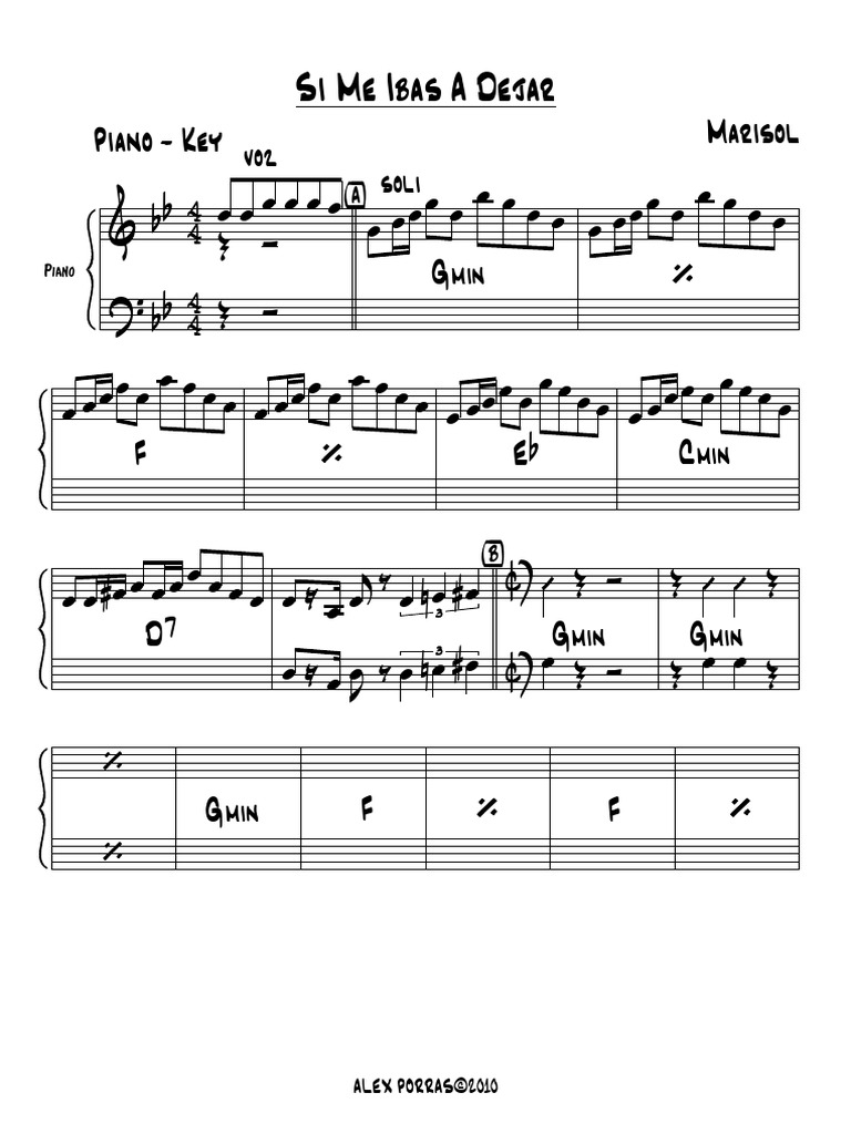 Marisol - Si Me Ivas A Dejar | PDF Marisol - Si Me Ivas A Dejar | PDF