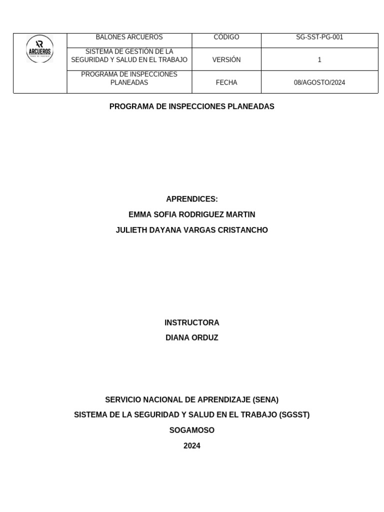 Program Inspe | PDF | Technology & Engineering