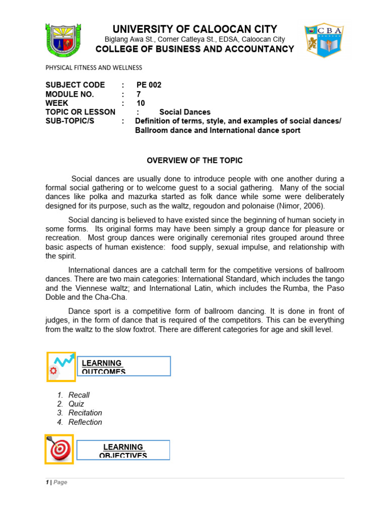 PE 2 Module 7 | PDF