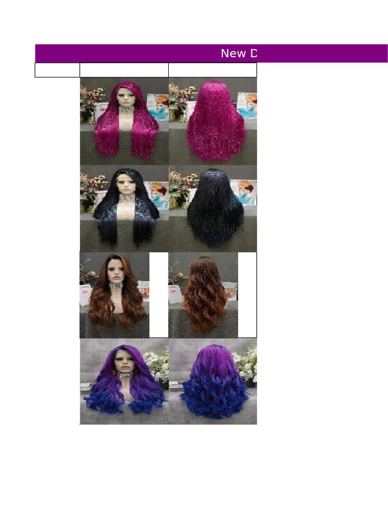 Wigs Catalog | PDF