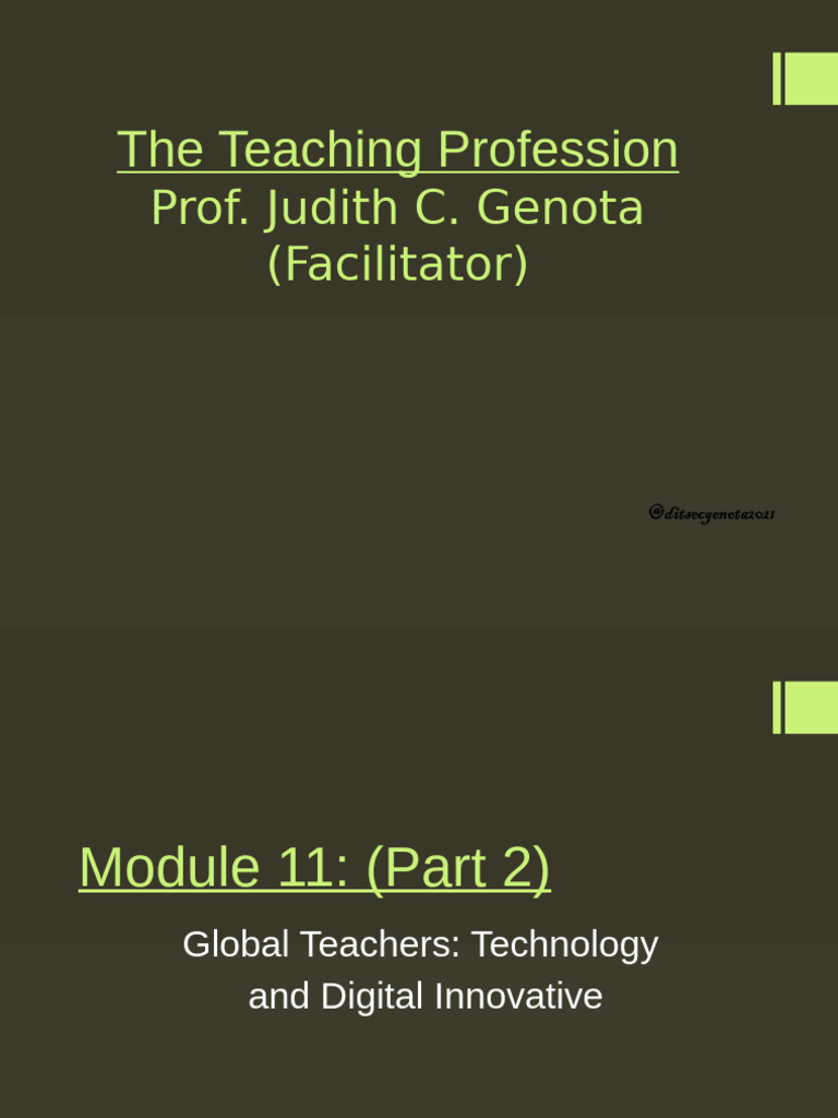Module 11 Part 2 Technology Digital Innovative | PDF