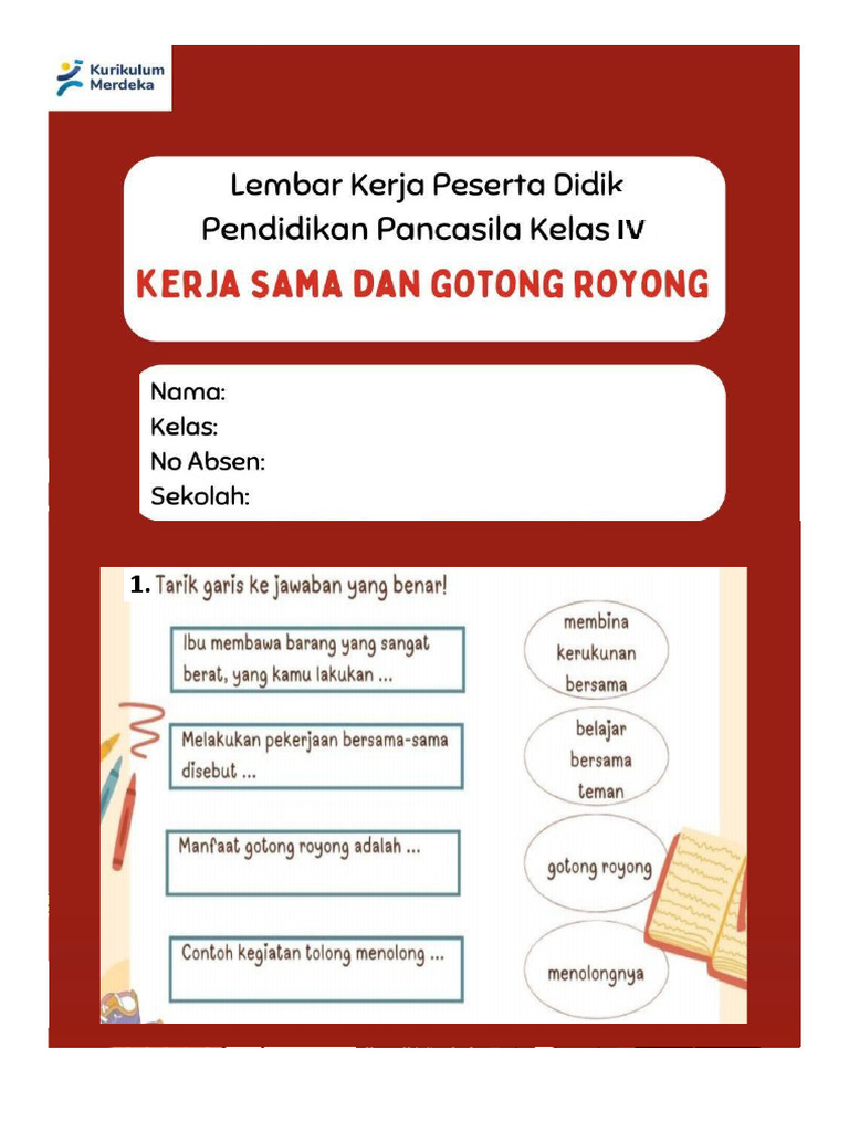 LKPD PKN Gotong Royong | PDF