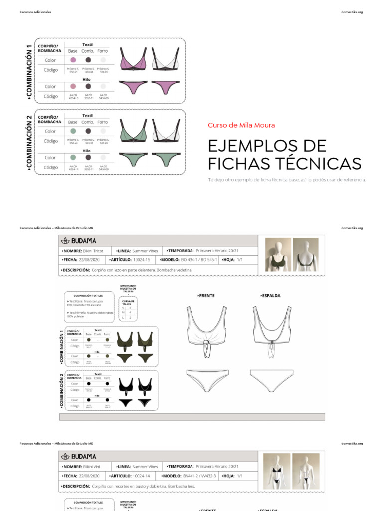 C5-U7-02 - Ejemplos de Fichas Técnicas - ES | PDF
