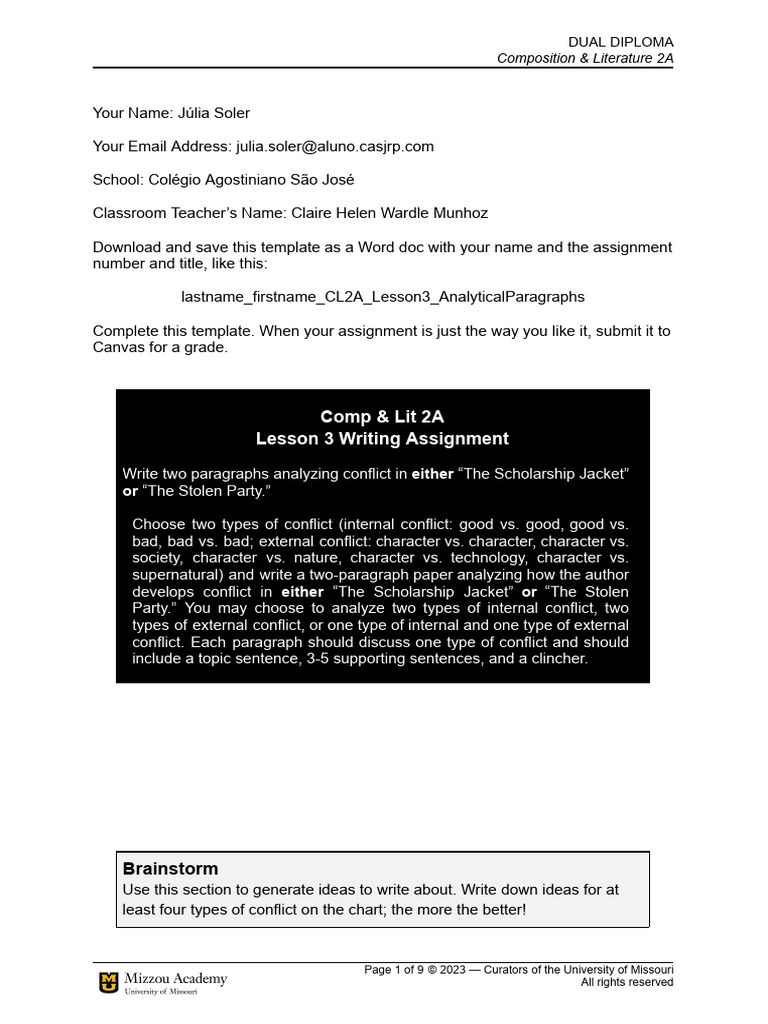 The Stolen Party - Analytical View of Conflicts | PDF | Human ...