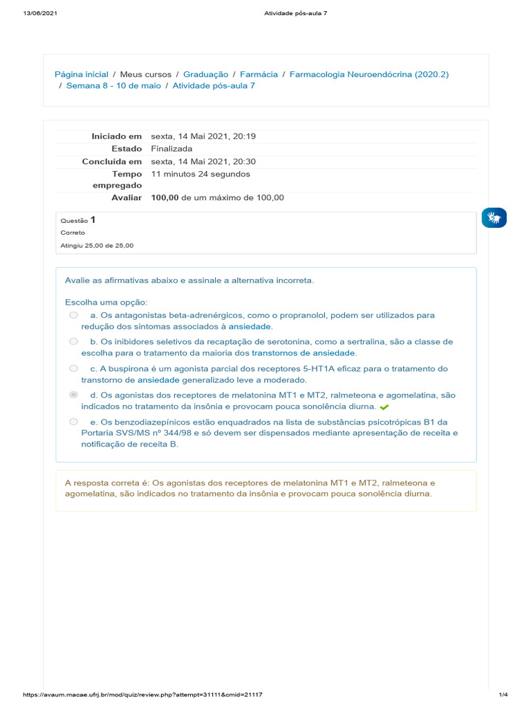 Atividade Pós-Aula 7 | PDF