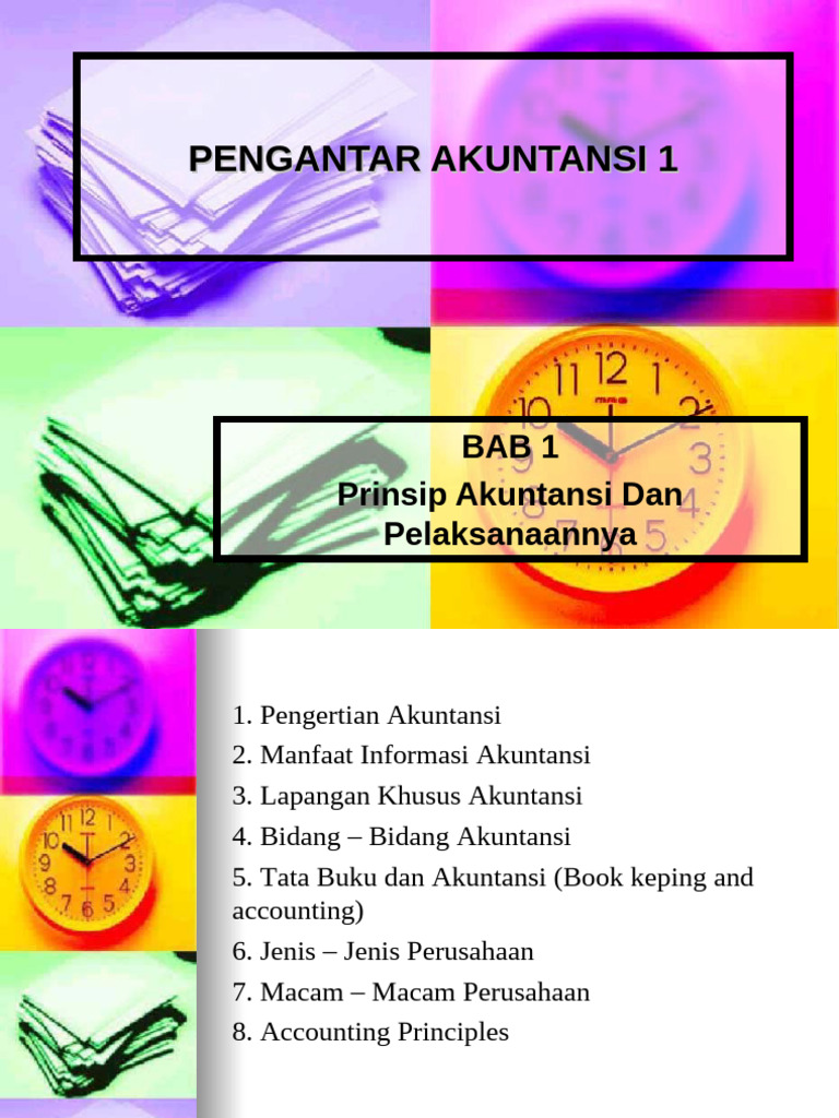 Pengantar Akuntansi 1. | PDF