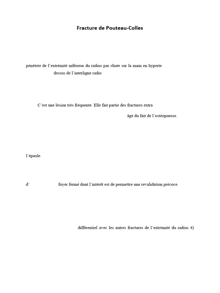 Fracture de Pouteau-Colles-1++++++ | PDF