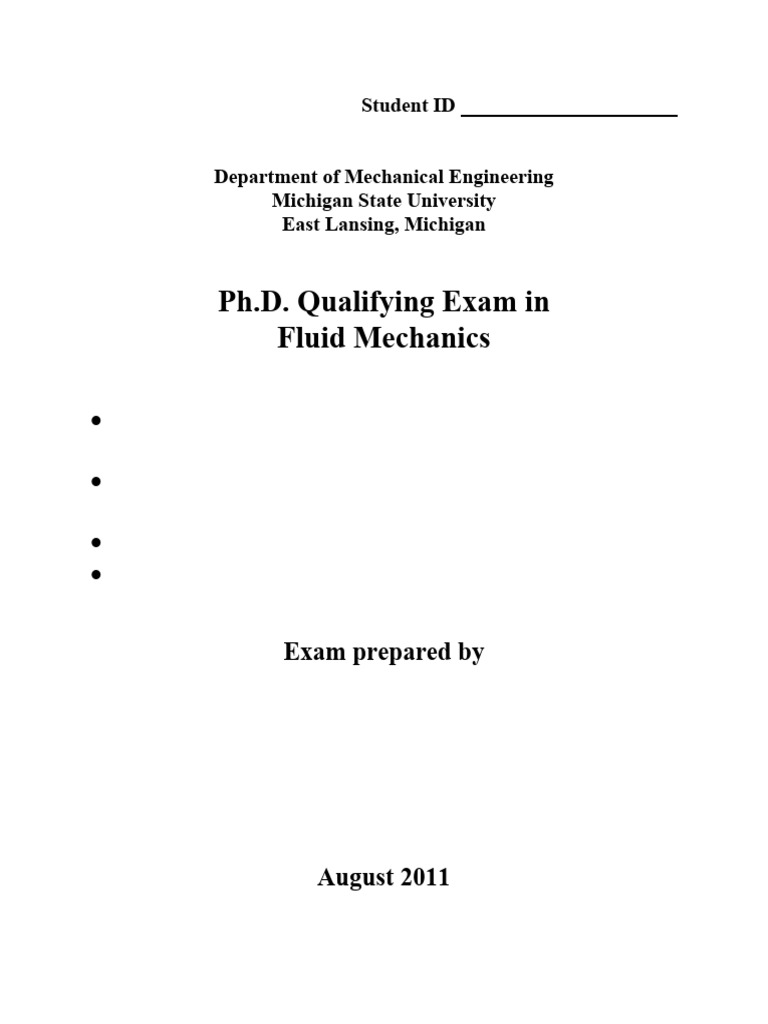 Fluids Fall 2011 | PDF