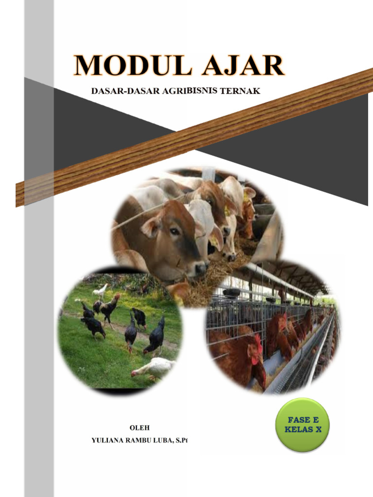 Modul Ajar Dasar-Dasar Agribisnis Ternak - Identifikasi Potensi Daerah Dan Kearifan Lokal - Fase ...