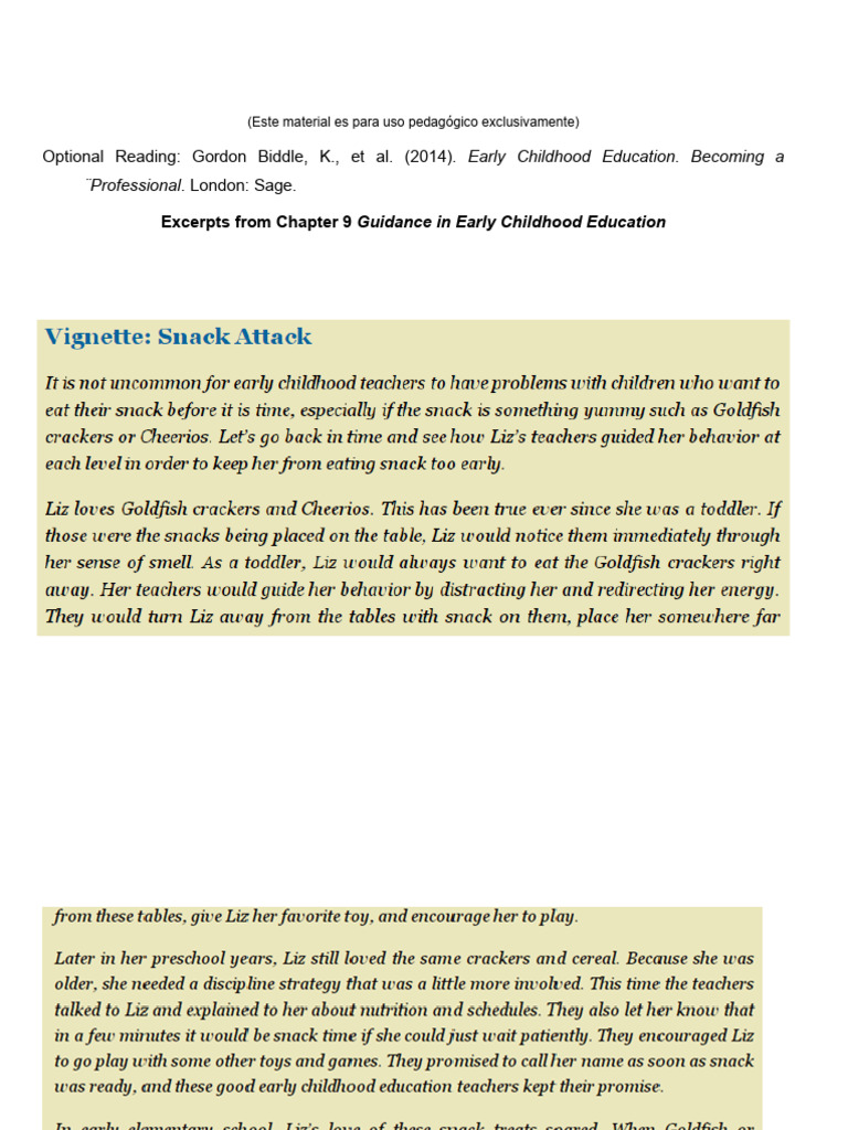 Gordon Biddle - 2014 - Guidance in Early Childhood Education - 1 | PDF