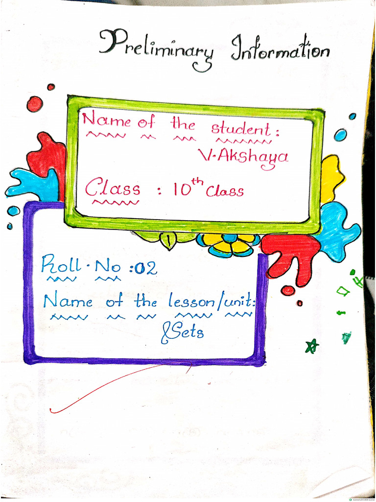 10th FA-2 Project Work-1 | PDF