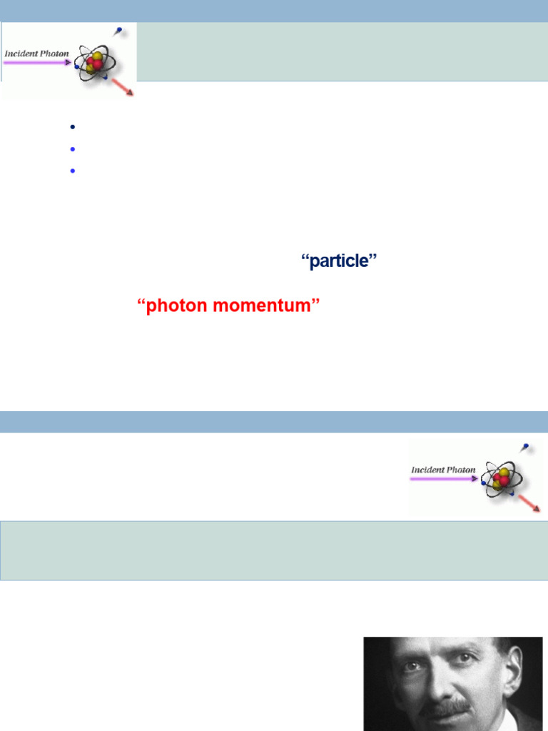 Compton Effect and Photon Momentum | PDF | Photon | Technology ...