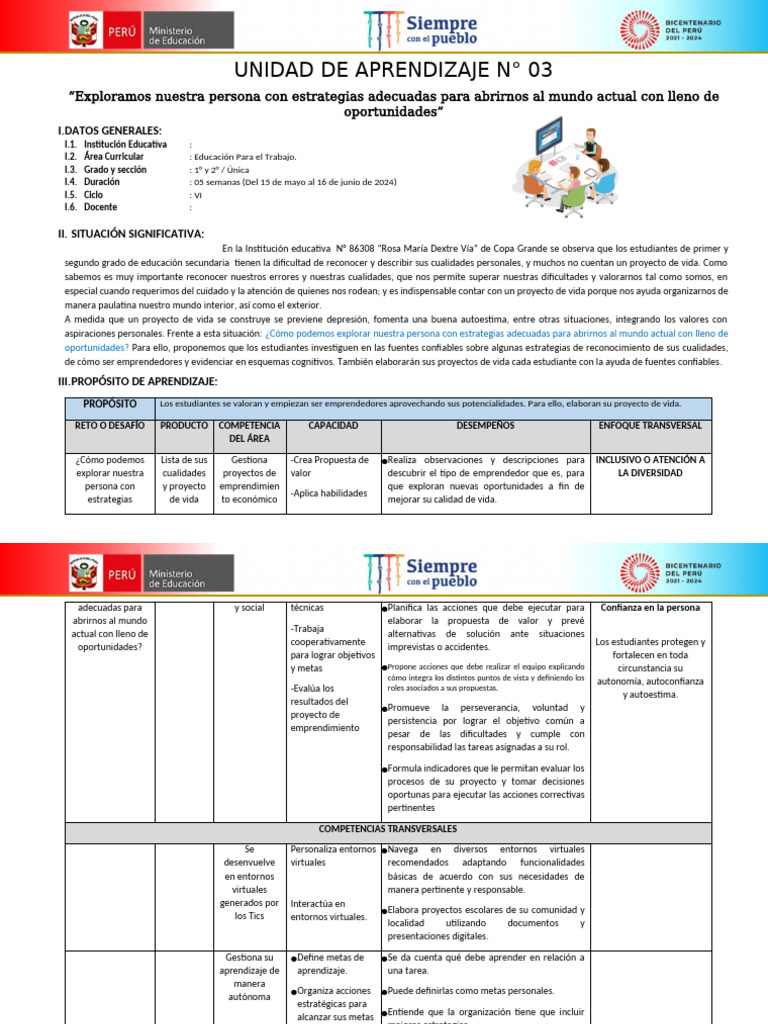 Unidad 03 Vi Ciclo Pdf