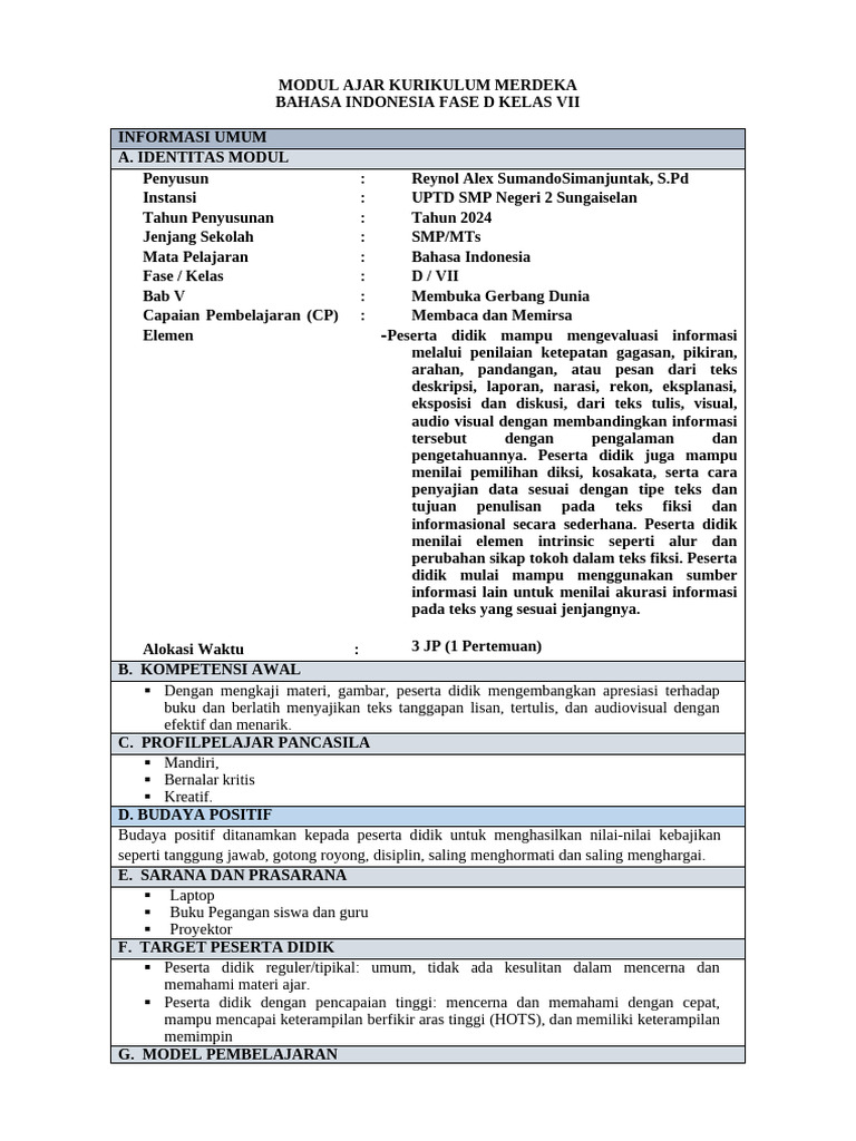 Modul Observasi | PDF