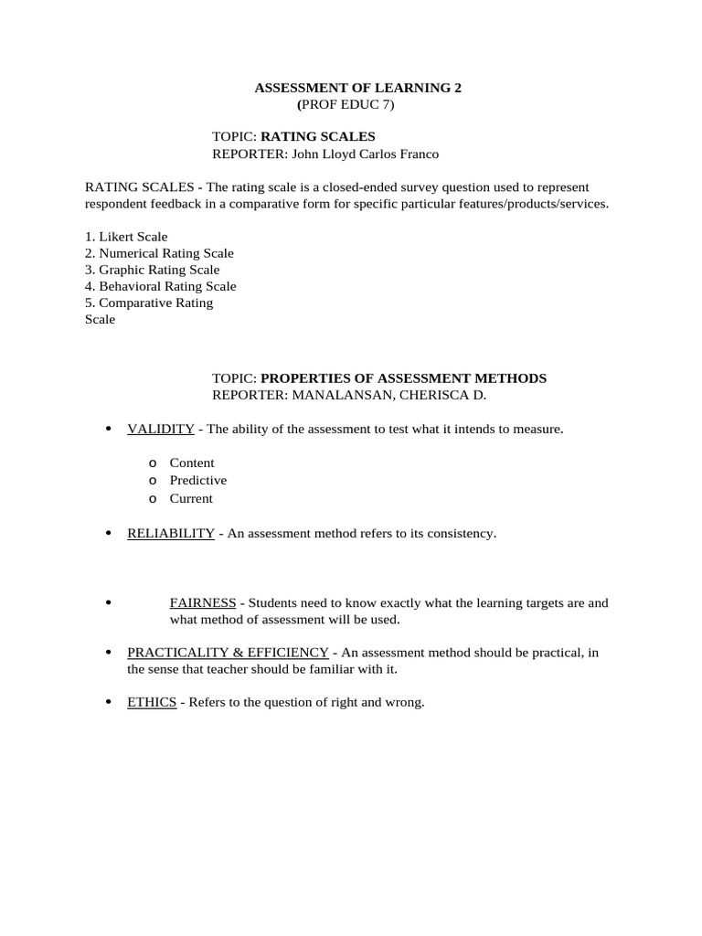 Handouts Profeduc7 | PDF