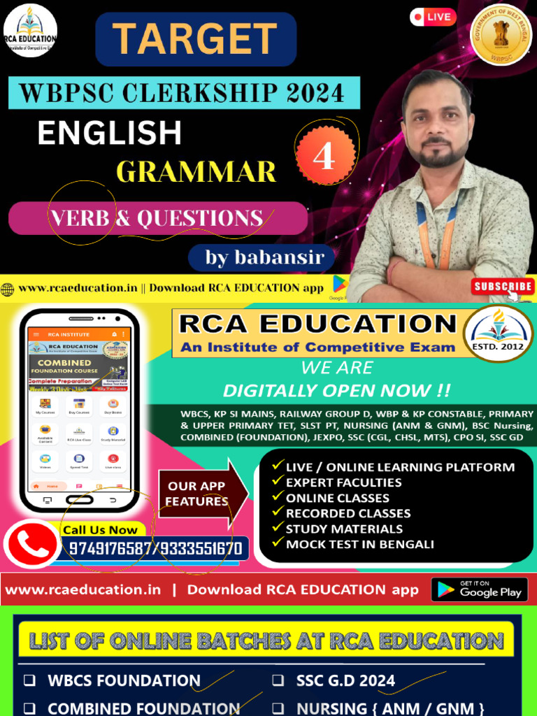 PSC Clerkship 2024 English Practice Set - 04 | PDF