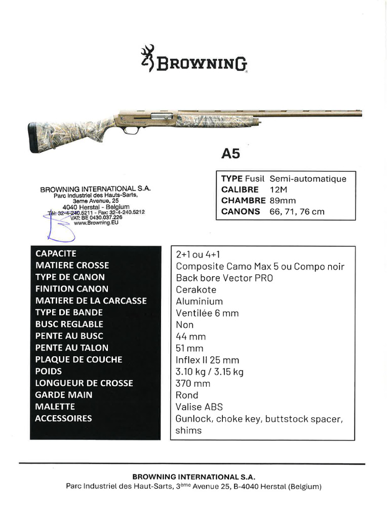 A5 Cal 12-89mm | PDF