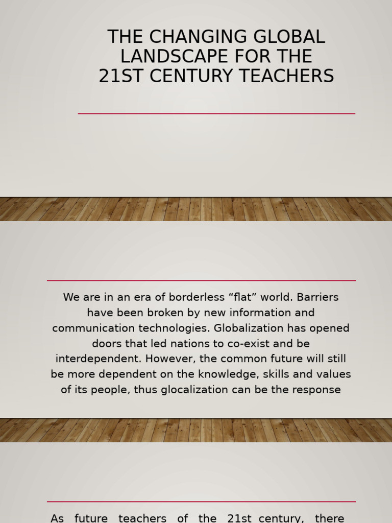 Chapter 5 Lesson 3 The Changing Global Landscape For The | PDF ...