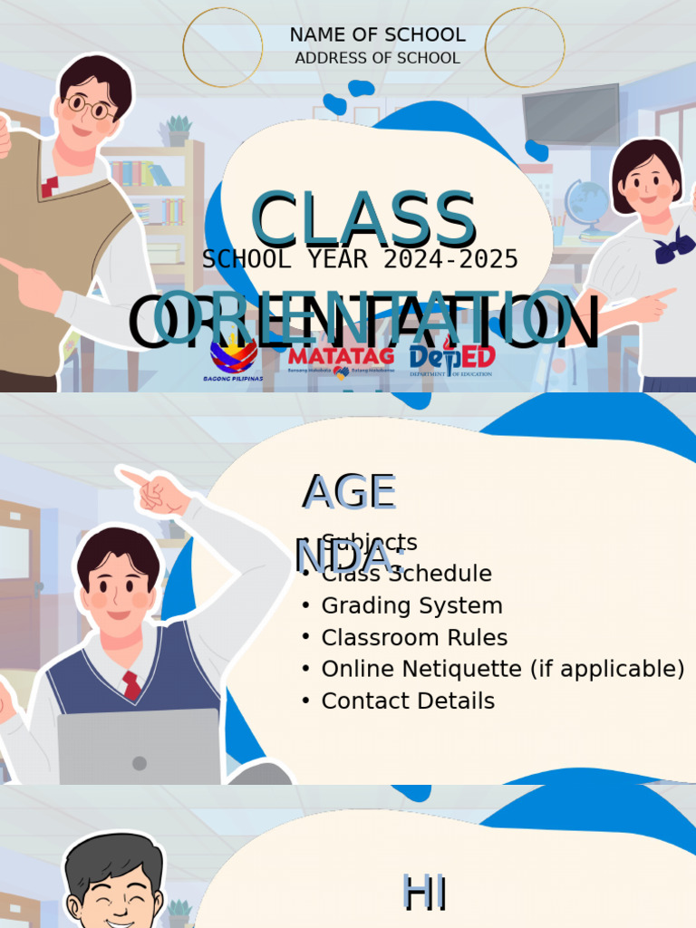 Class Orientation Presentation | PDF