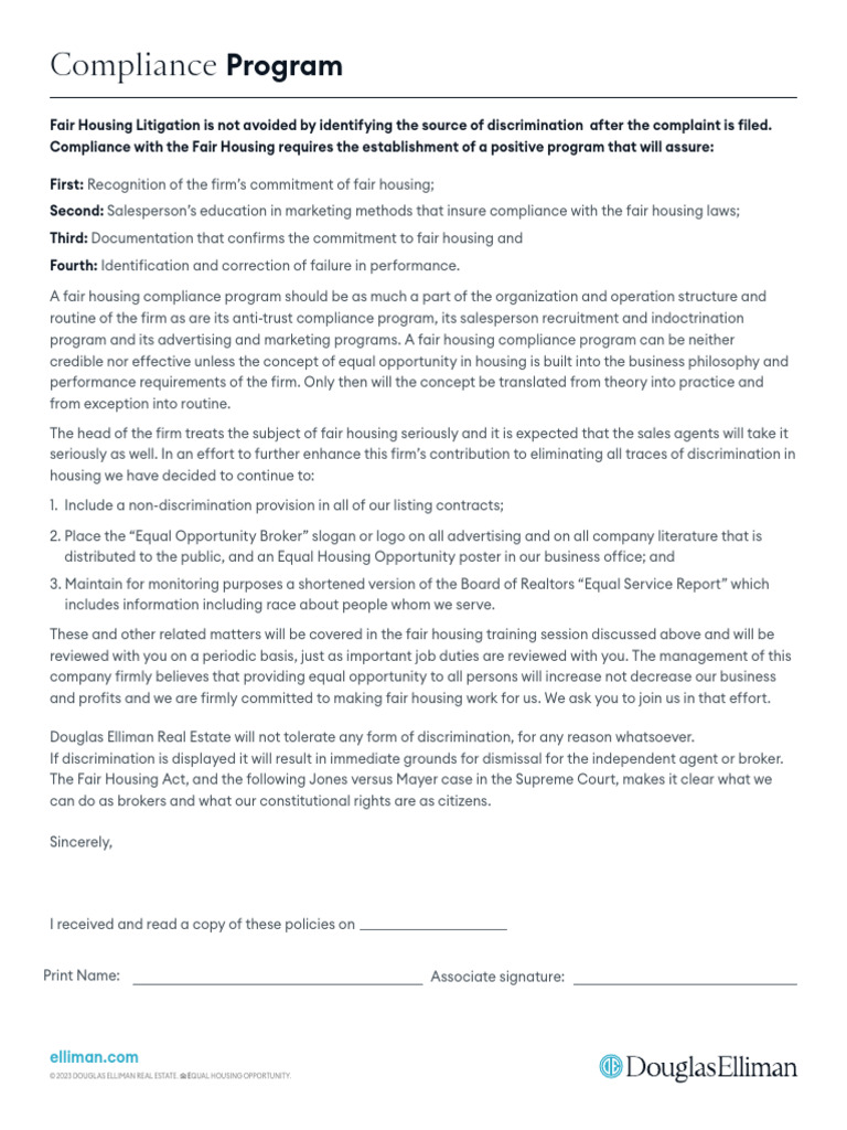 Compliance Program | PDF