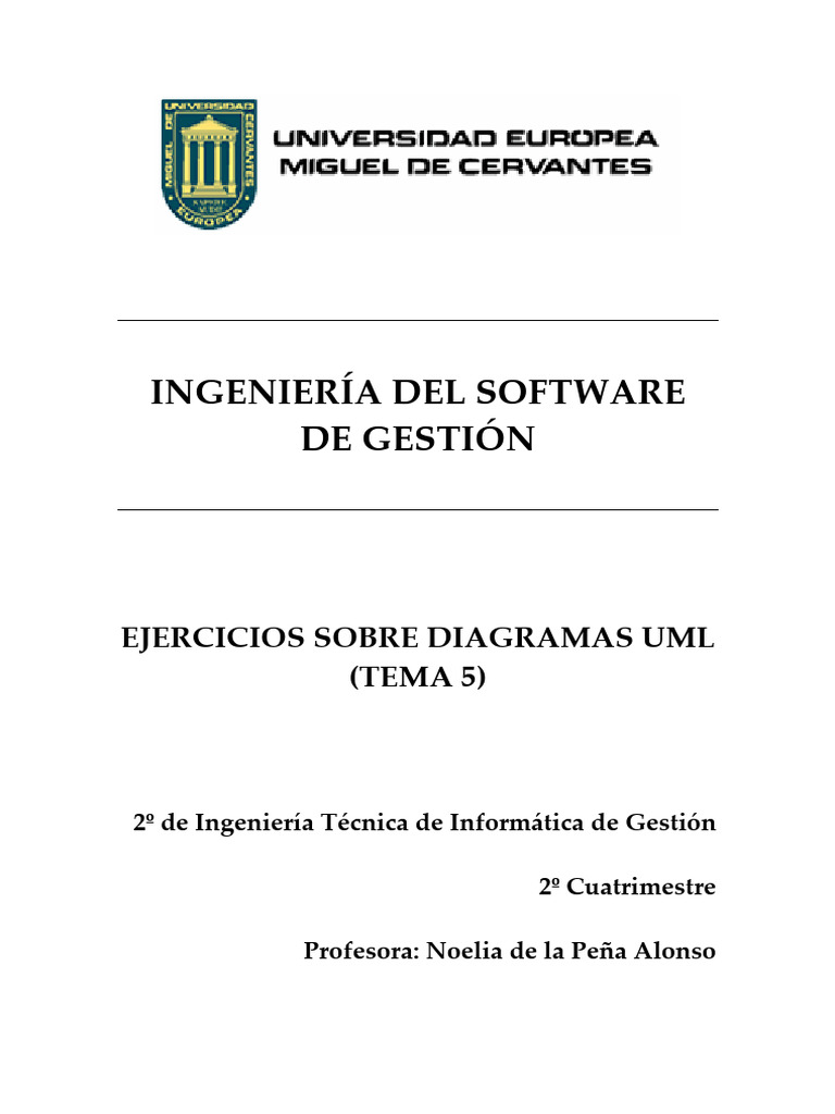 Ejercicios UML | PDF