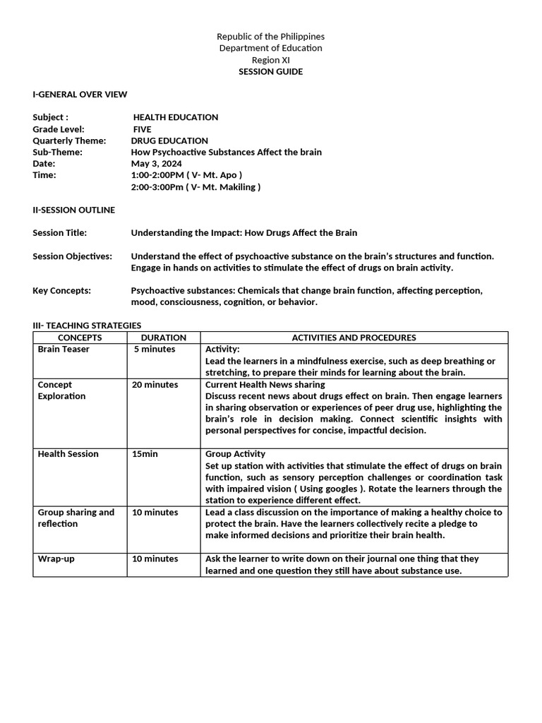 Health Education | PDF