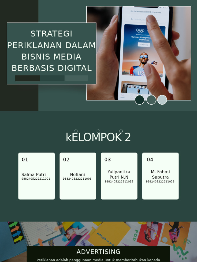 Strategi Periklanan Dalam Bisnis Media Berbasis Digital | PDF