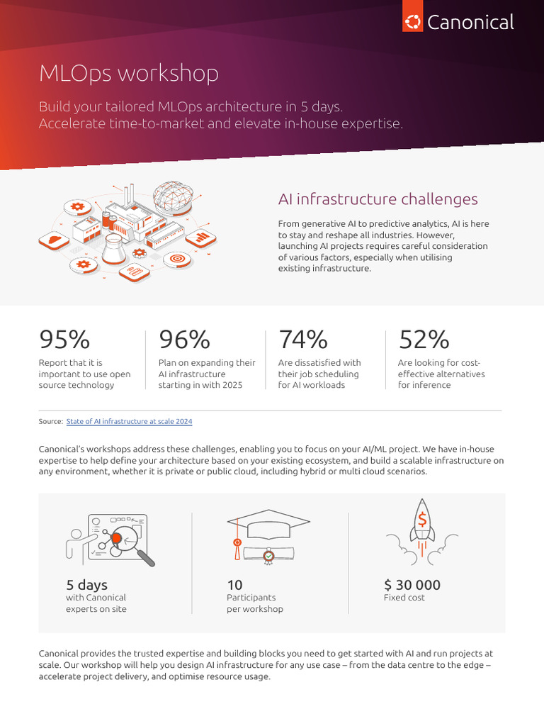 UBUNTU - Canonical - Datasheet For MLOps Workshop | PDF | Artificial Intelligence | Intelligence ...