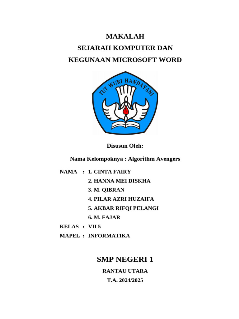 Sejarah Komputer dan Microsoft Word | PDF