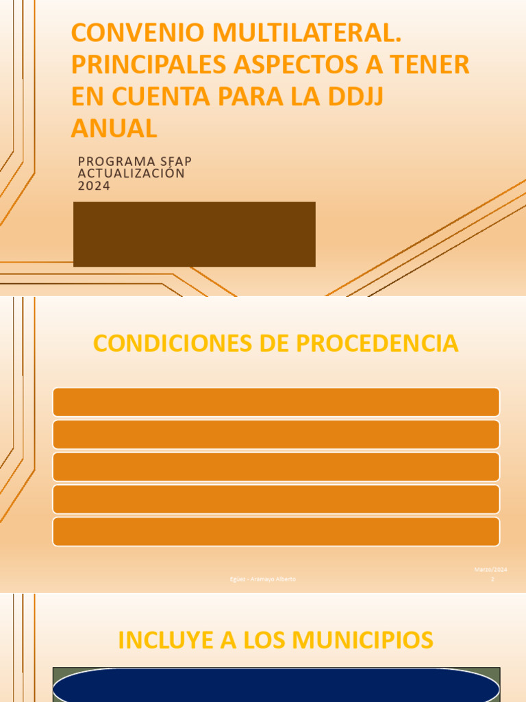 Curso Convenio Multilateral 2024 | PDF