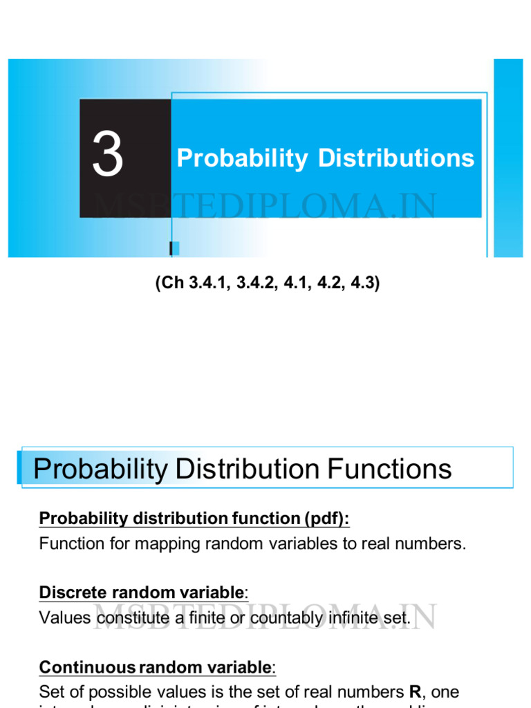 Probability Distribution | PDF
