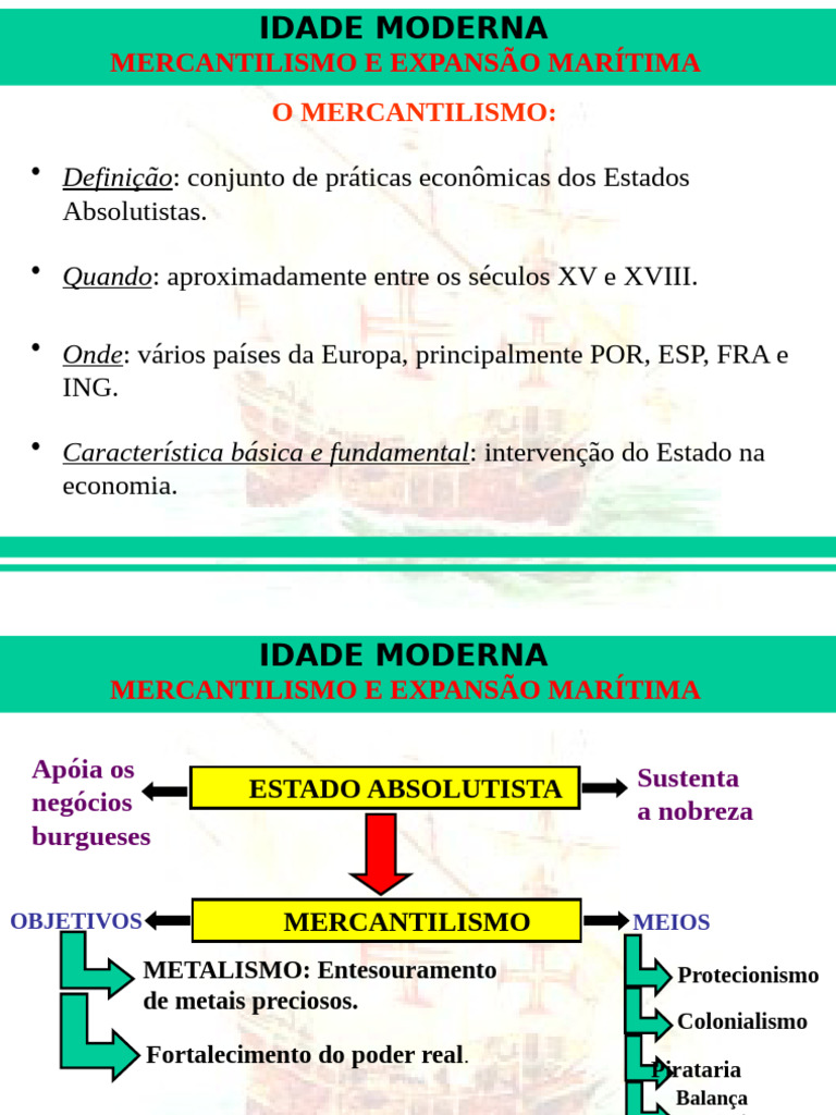 Mercantilismo - e Grandes Navegacoes | PDF