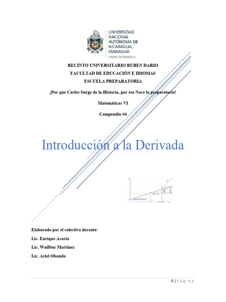 COMPENDIO 4 DE MATEMATICAS-Derivadas_PDF | PDF