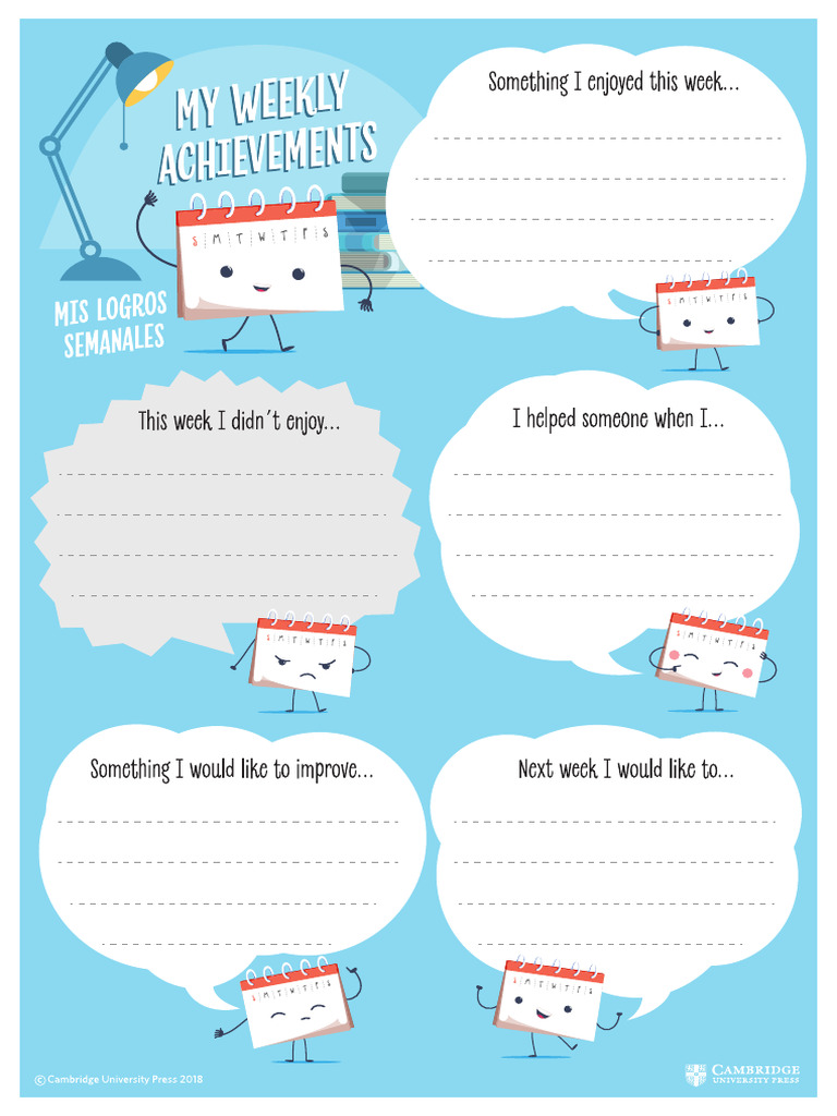 3 Mis Logros Semanales | PDF