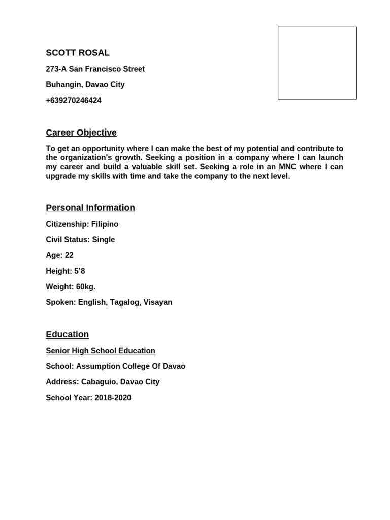 Scott Resume | PDF | Social Science